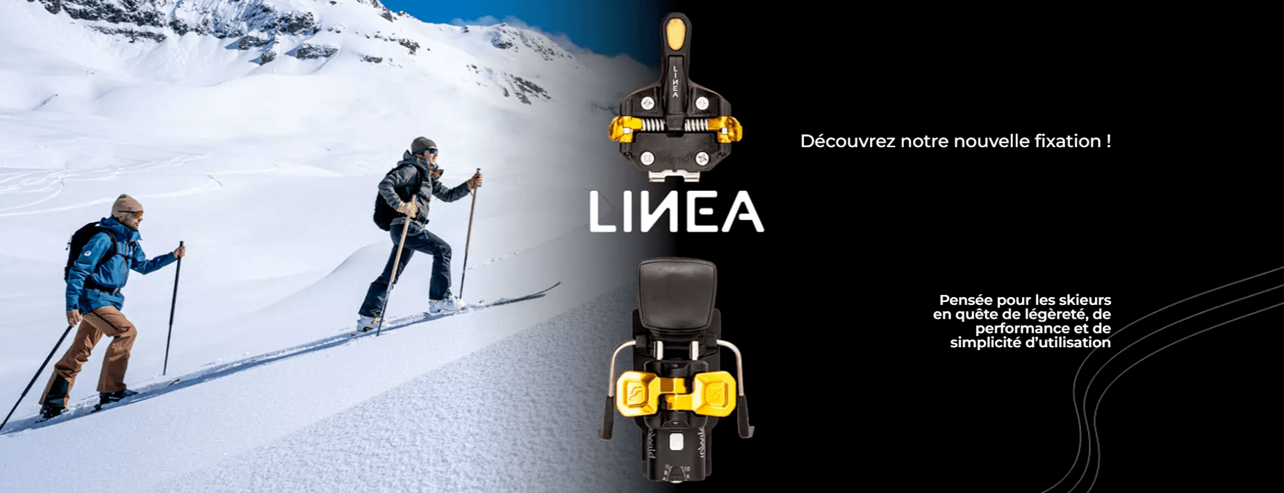 Nouvelle fixation de ski de randonnée LINEA par INWILD