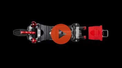 The Telemark Binding Meidjo 3 Red